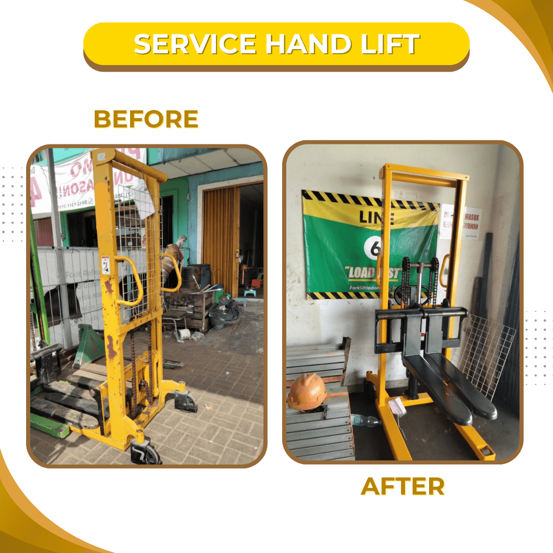 Service alat material handling terbaik - handlift.id
